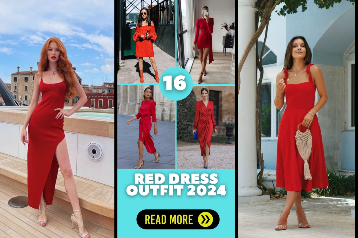 Trendy 2024 Red Dresses: Classy to Casual Street Styles