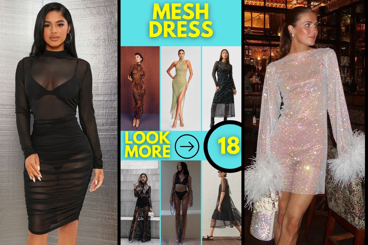 Mesh Dresses: Chic Outfits for Classy, Street-Style Aesthetics