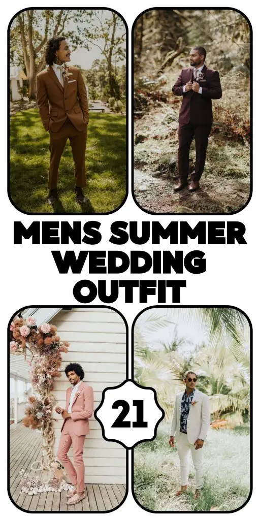 Stylish men's summer wedding outfits 21 ideas - semi-formal, casual ...