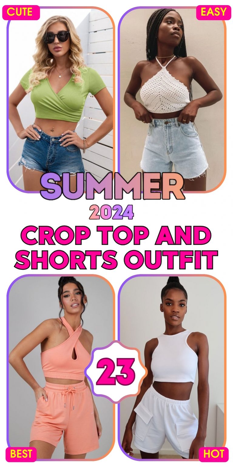 Crop Top and Shorts Outfit Summer: 23 Casual & Stylish Ideas