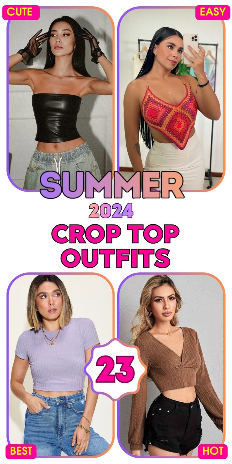 23 Stylish Crop Top Outfits: Explore Summer, Korean, Indian Styles & More