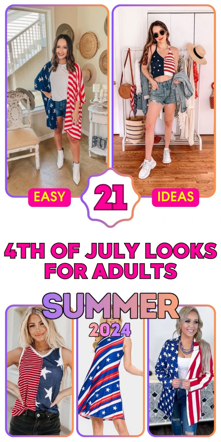21 Cute and Simple 4th of July Looks for Adults - Shirts, Outfits for ...