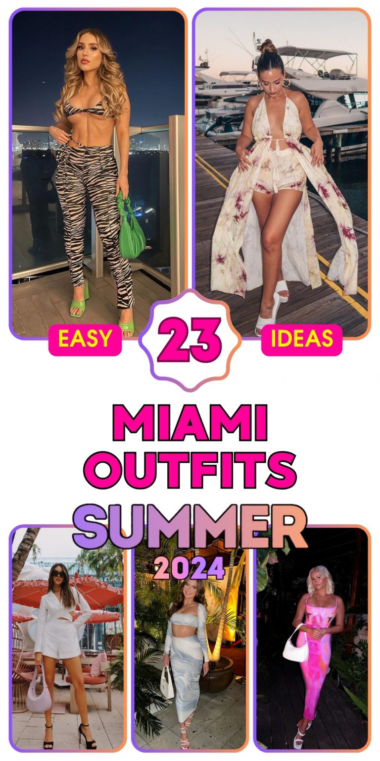 23 Miami Summer Outfits Ideas 2024: Street Style, Beach, Clubbing, and More