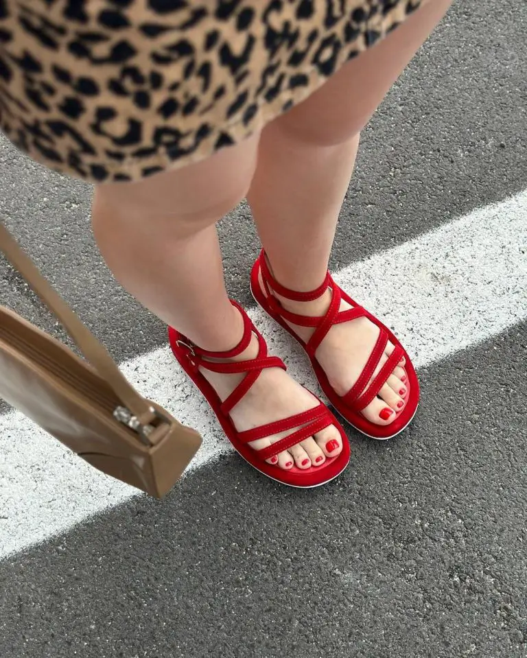 21 Ideas for Red Sandals for Women: Outfits, Styles, and Trends