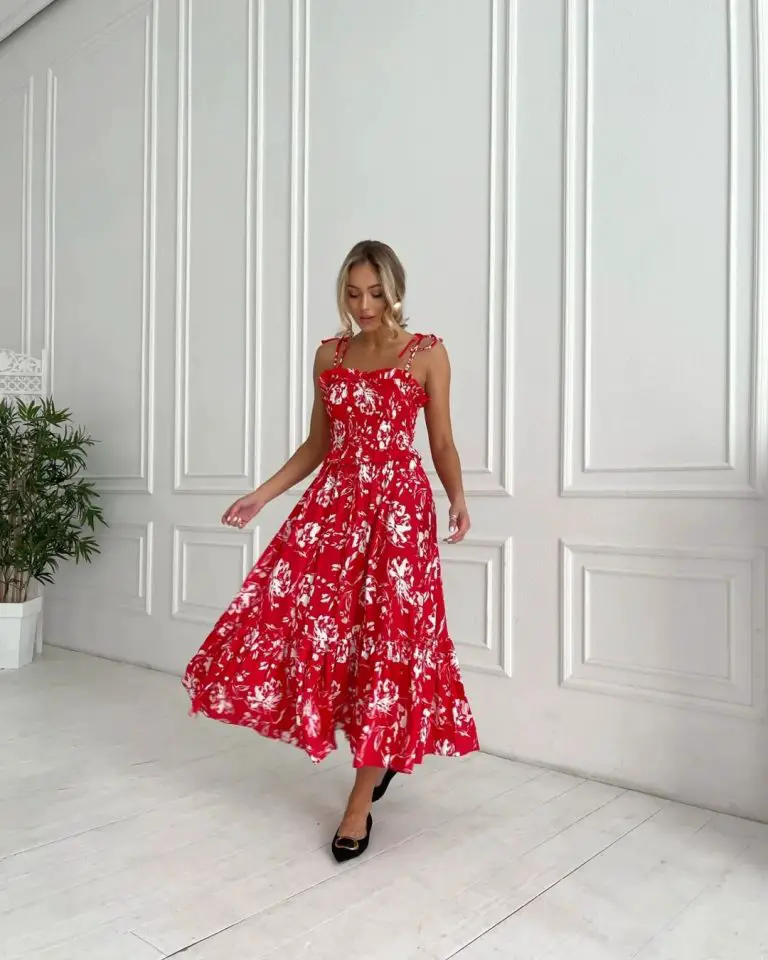 Discover 21 Red Sundress Ideas: Cute, Aesthetic, Short & Long Outfits ...