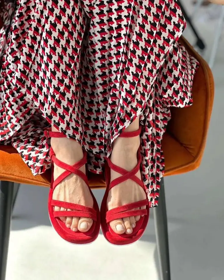 21 Ideas for Red Sandals for Women: Outfits, Styles, and Trends