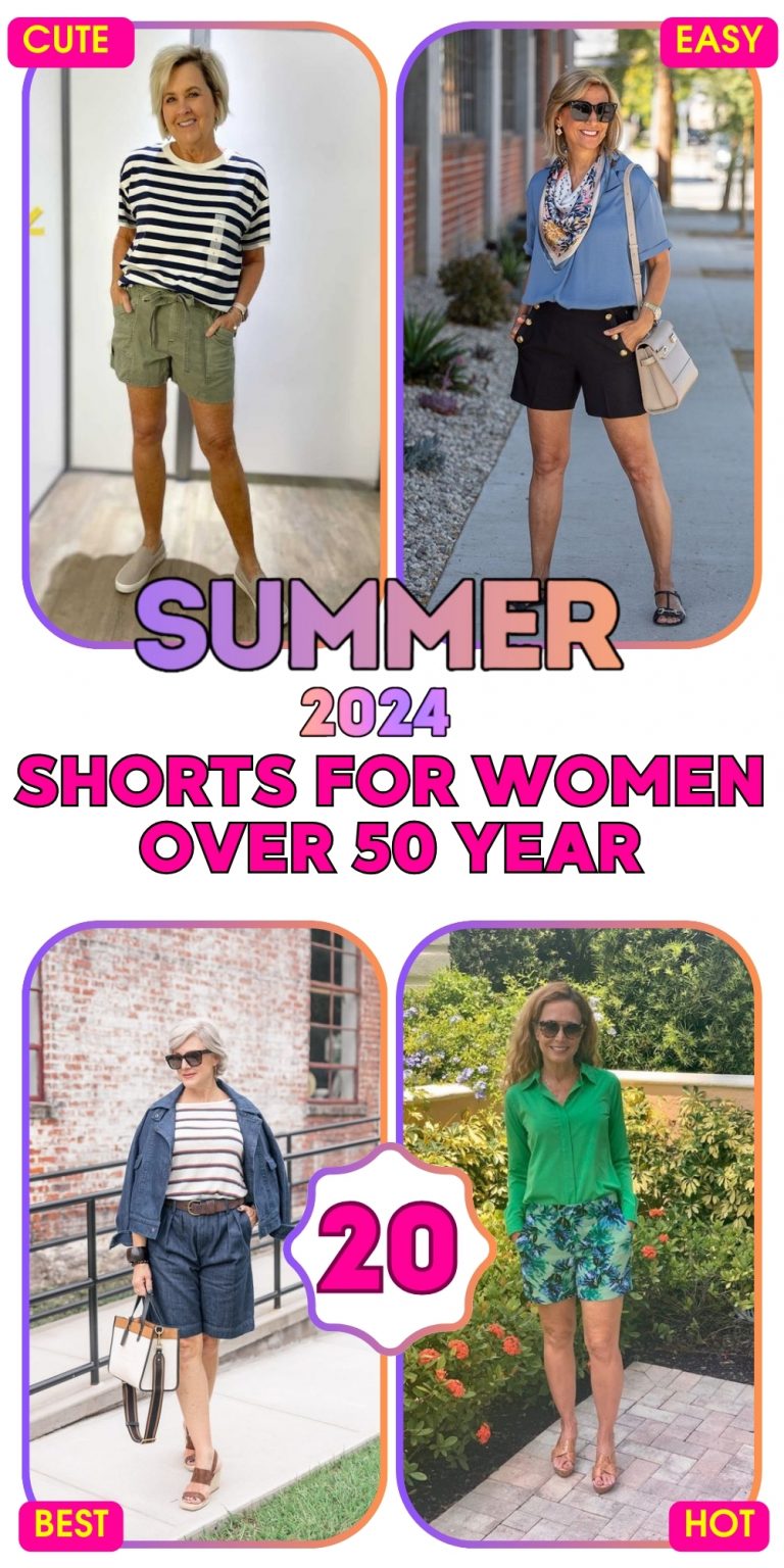 20 Best Shorts for Women Over 50 Year: Fashion, Summer, and Styling Ideas