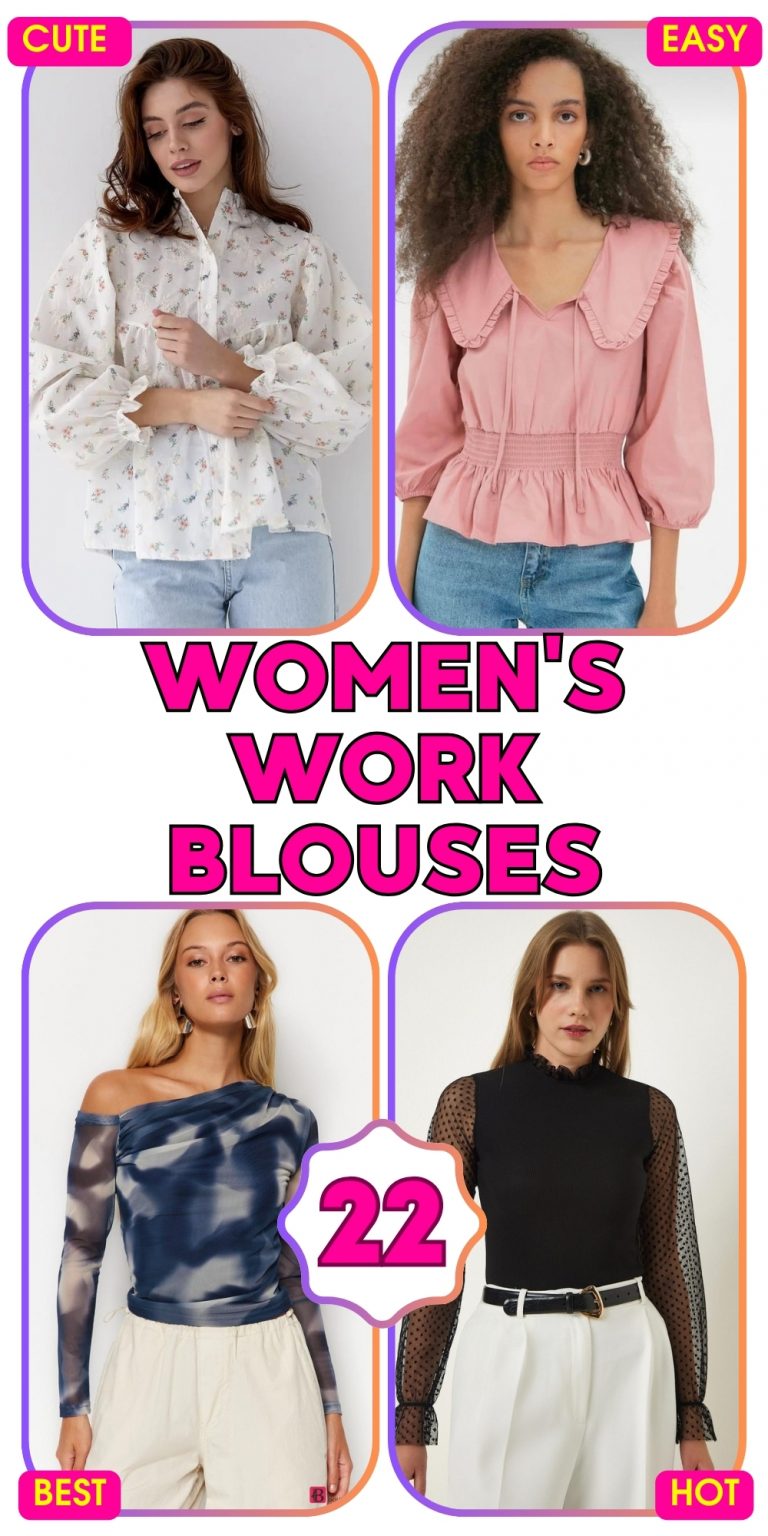 22 Stylish Women's Work Blouses: Design Ideas for Business Casual Offices