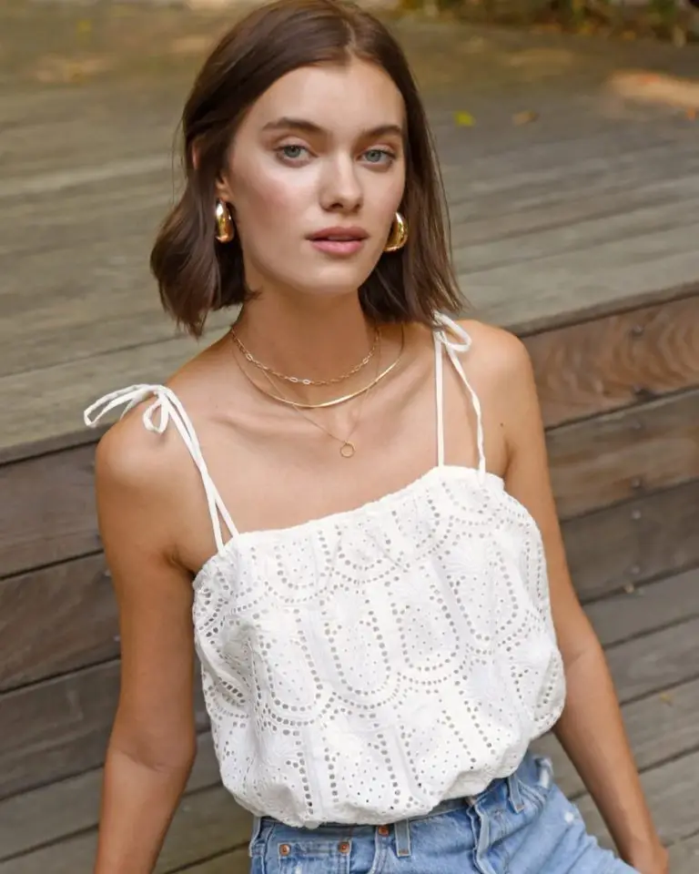 22 Stylish Ideas for Outfits Featuring White Tank Tops for Women ...