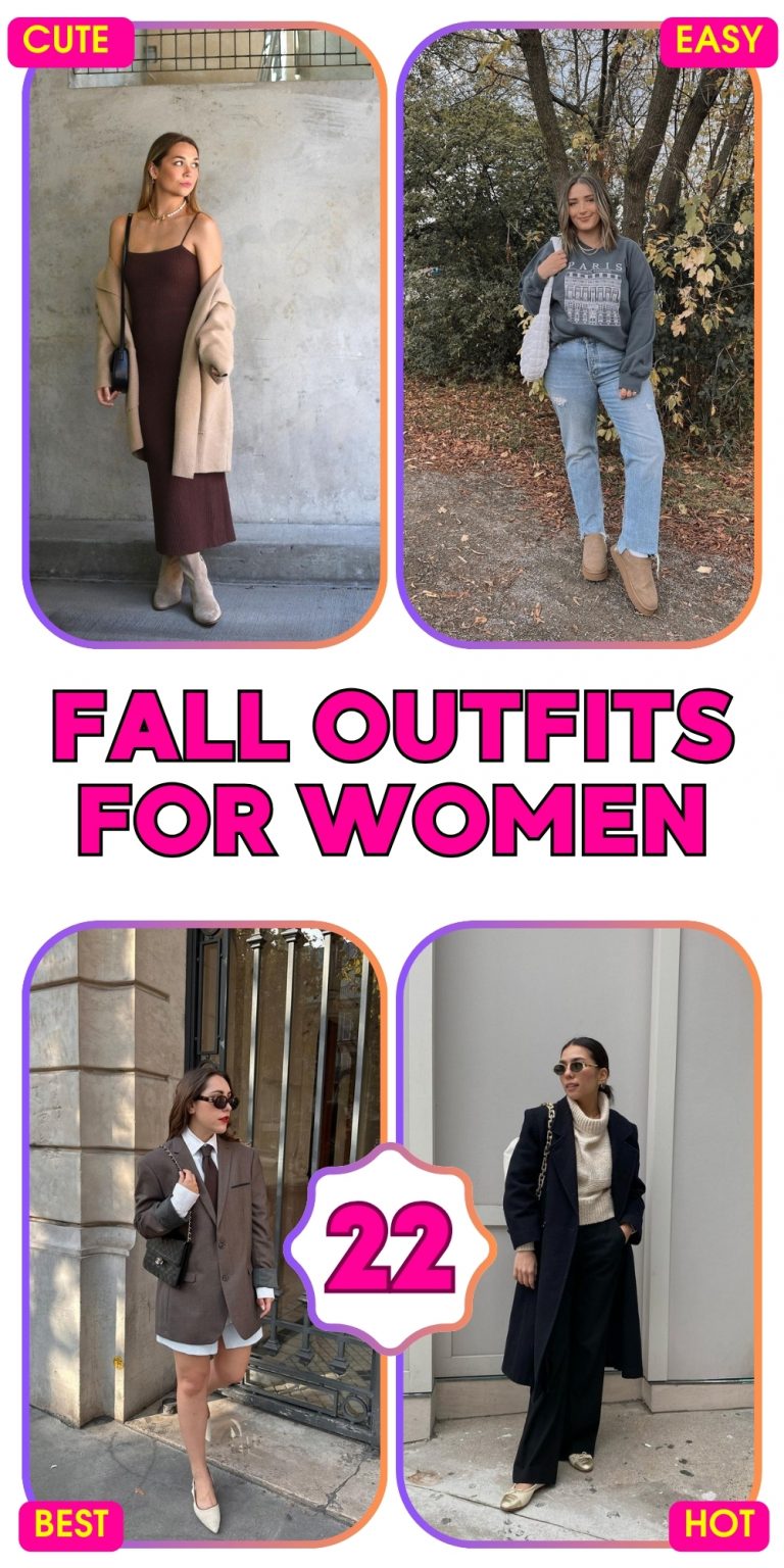 22 Cute and Trendy Fall Outfits for Women: Casual to Business Casual