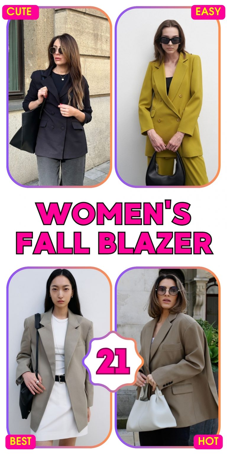 Women’s Fall Blazer: 21 Stylish Ideas for Every Occasion | Casual ...