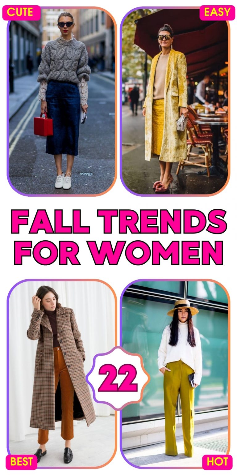 Fall Trends for Women: 22 Ideas for 2024 Fashion Over 40 and 50