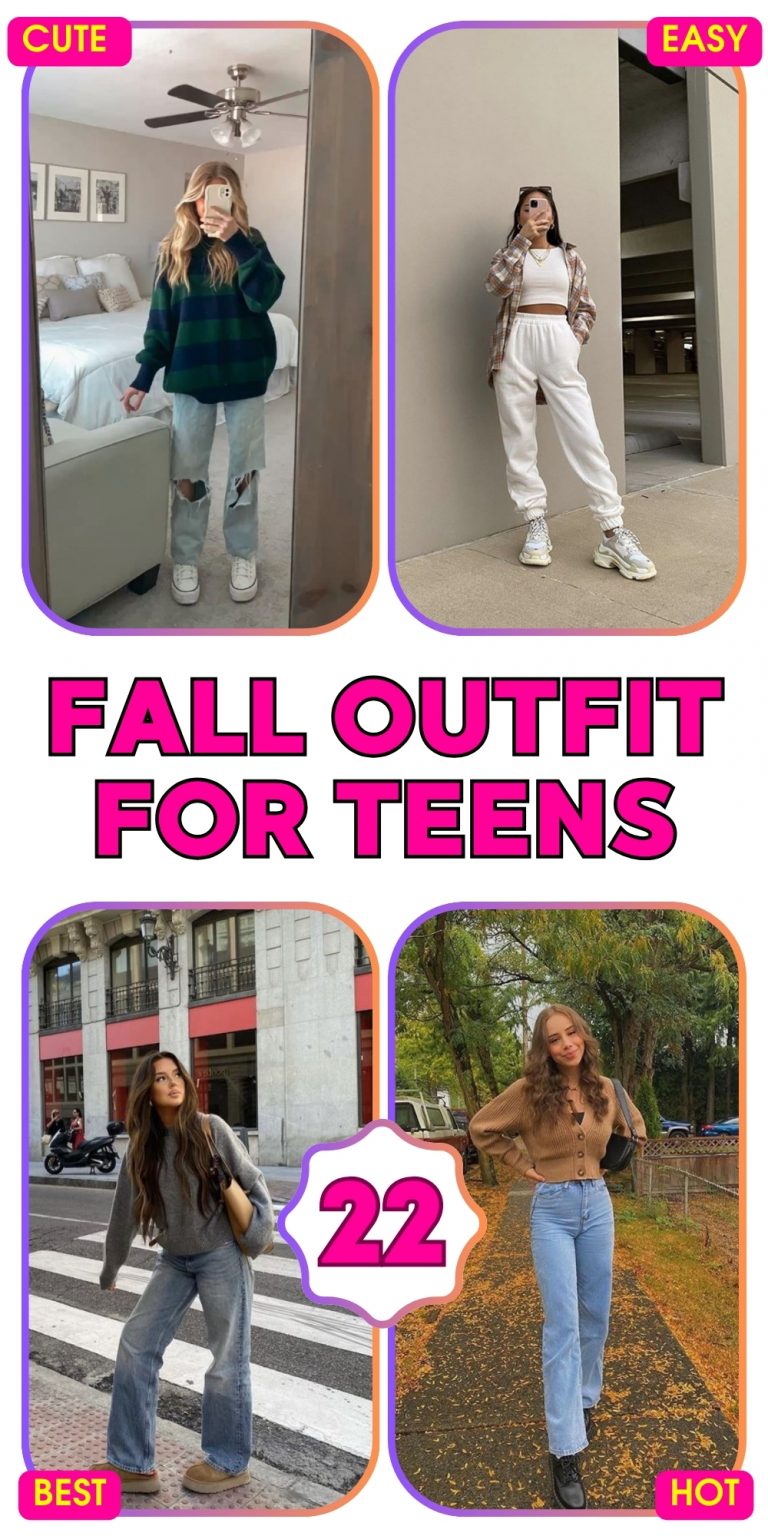 22 Cute and Trendy Fall Outfit Ideas for Teens – Casual, School, and More