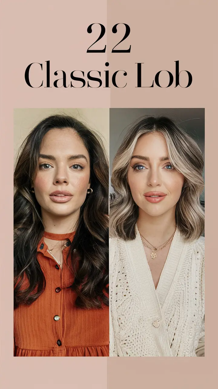 Classic Lob 2025: 22 Ideas for Timeless Haircuts and Hairstyles with ...