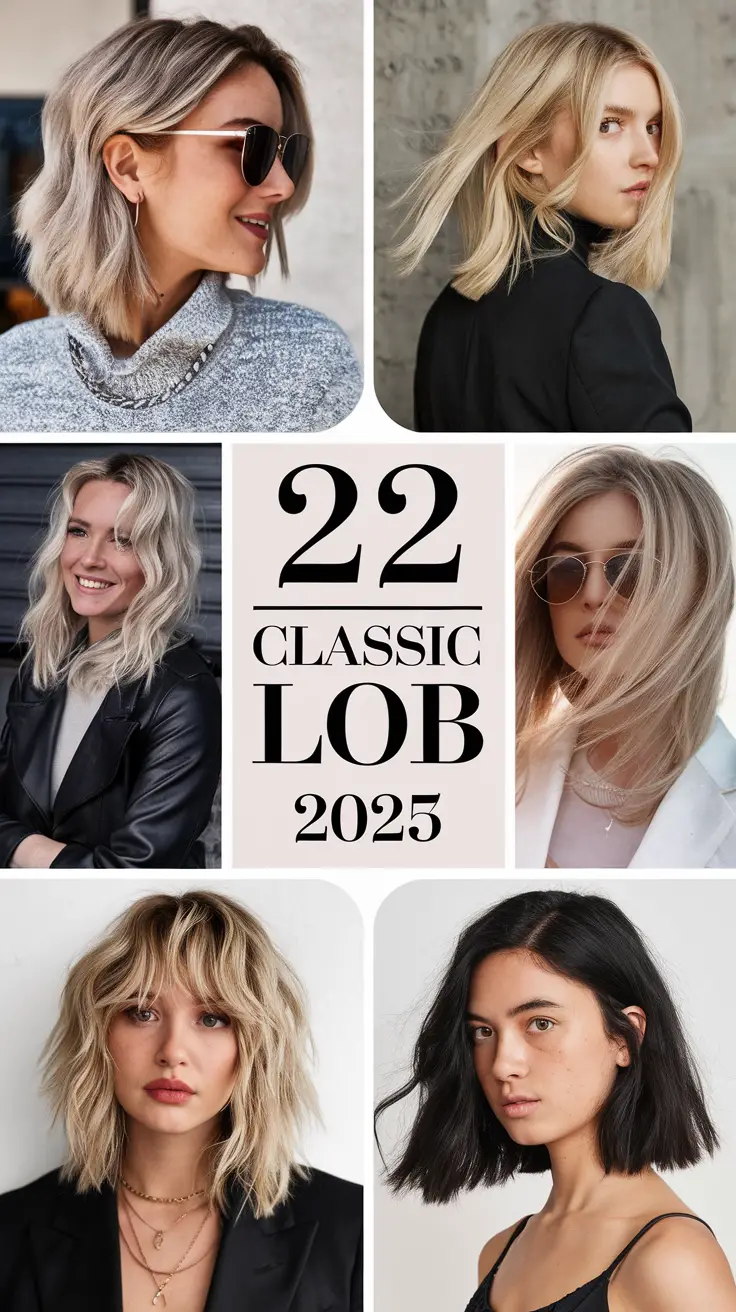 Classic Lob 2025: 22 Ideas for Timeless Haircuts and Hairstyles with ...