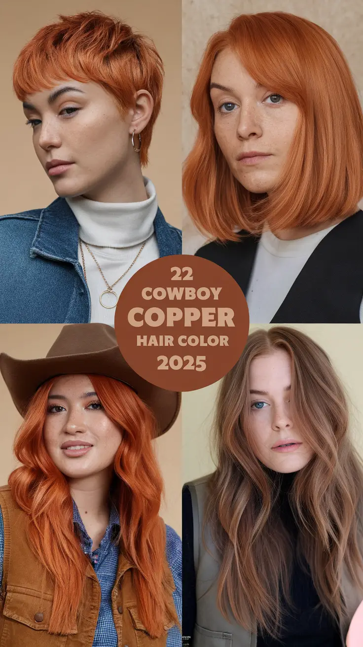 22 Cowboy Copper Hair Color Ideas 2025 – DIY Tips, Formulas, and Styles ...