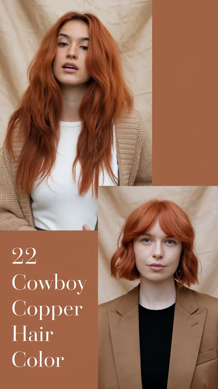 22 Cowboy Copper Hair Color Ideas 2025 – DIY Tips, Formulas, and Styles ...