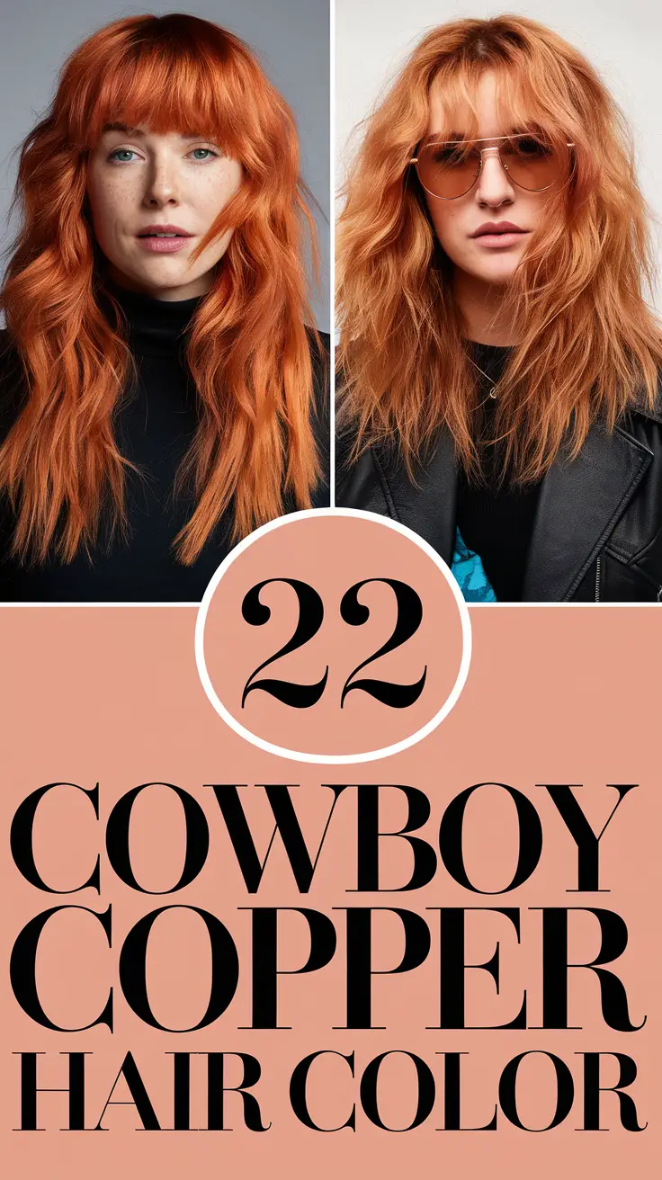 22 Cowboy Copper Hair Color Ideas 2025 – DIY Tips, Formulas, and Styles ...