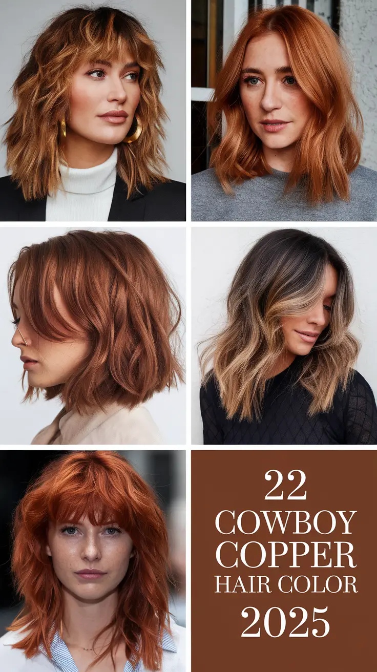 22 Cowboy Copper Hair Color Ideas 2025 – DIY Tips, Formulas, and Styles ...