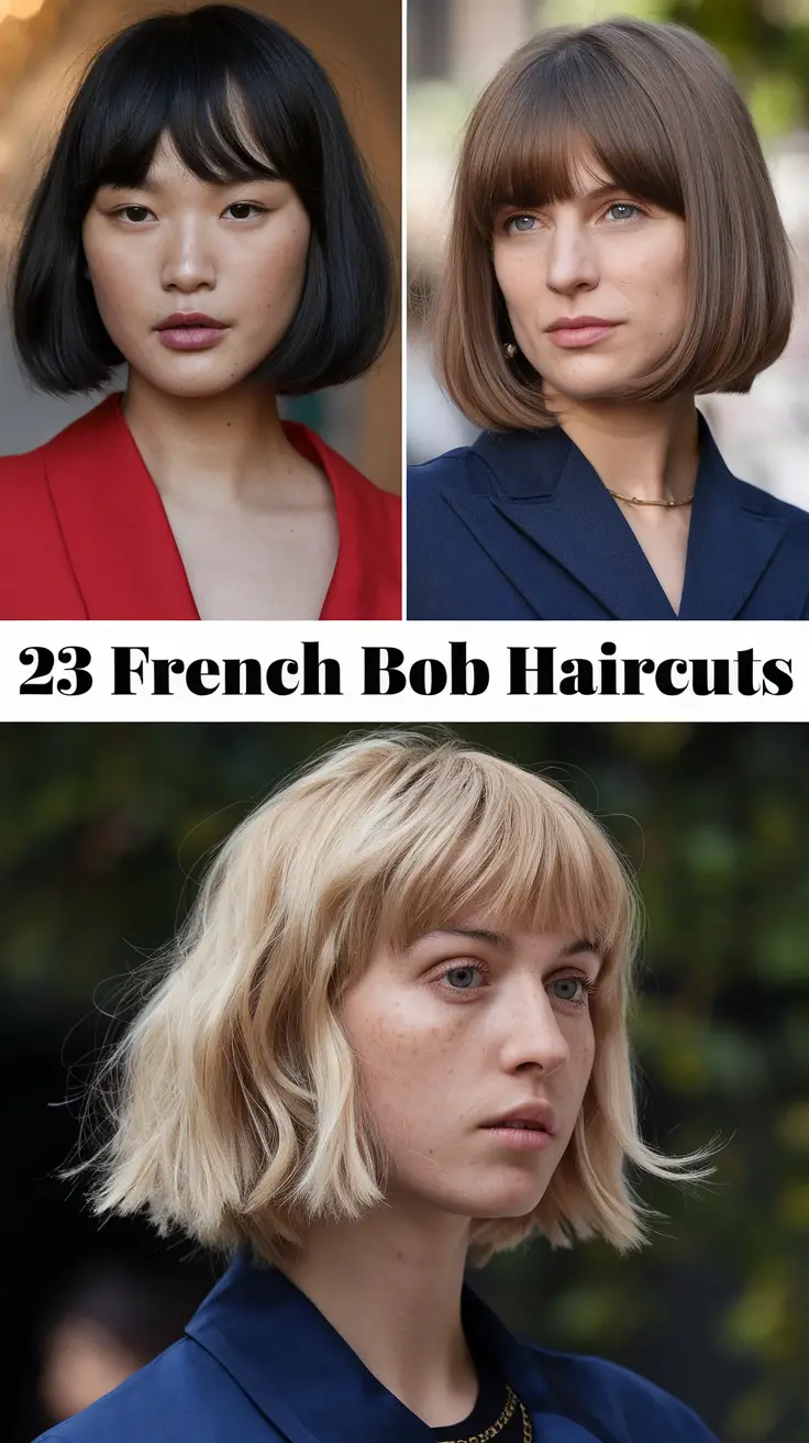 French Bob Haircuts 2025: 23 Ideas for Short, Curly, and Classic Styles ...