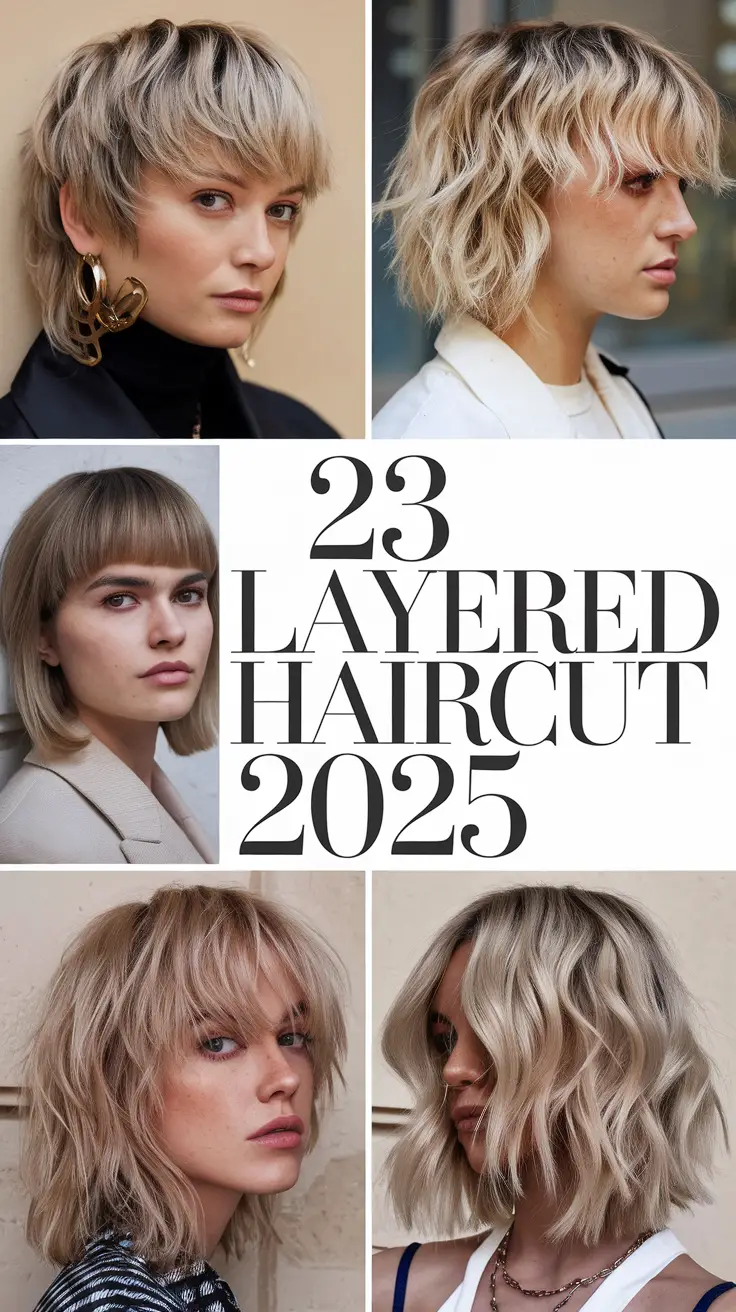 Layered Haircut 2025: 23 Ideas for Short, Medium, and Long Hair with Bangs