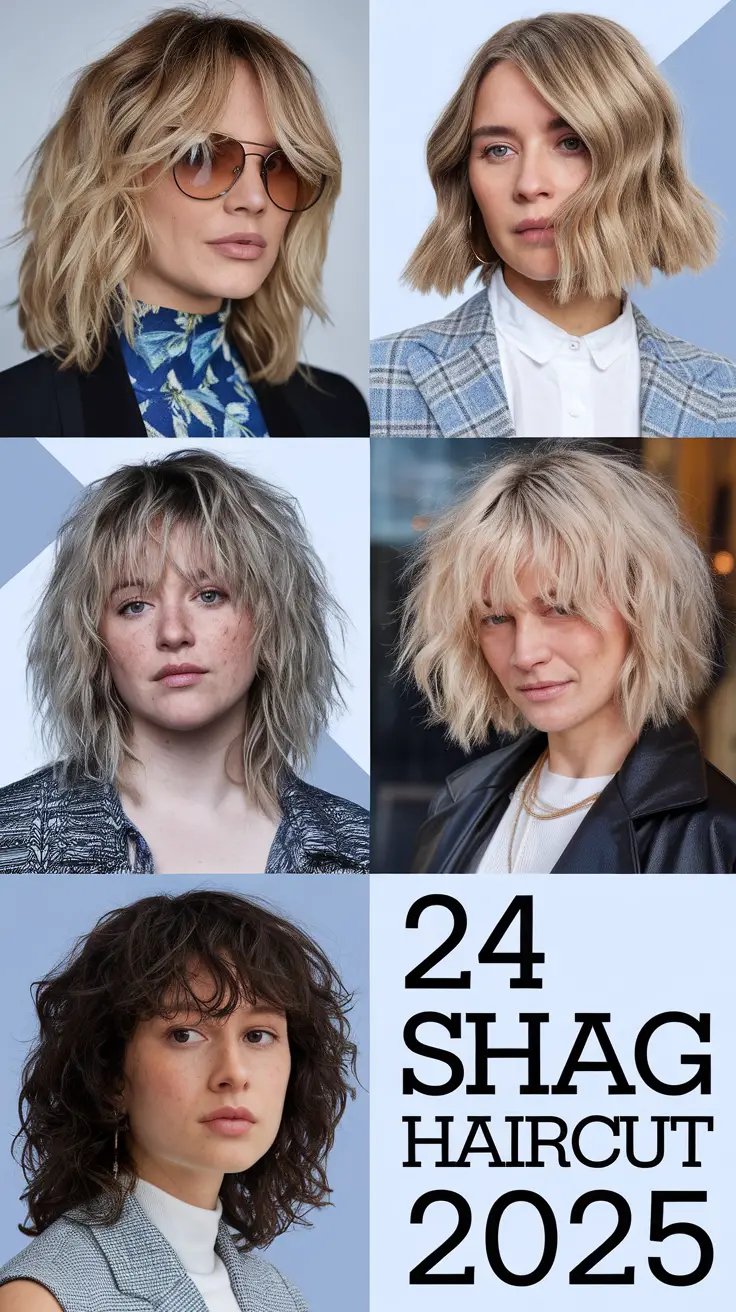 24 Modern Shag Haircut Ideas for Women in 2025 - Short, Long, and Curly ...
