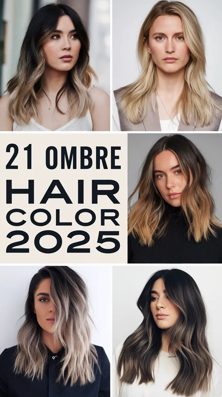 Ombre Hair Color 2025: 21 Stunning Ideas for Brunettes, Blondes, and ...