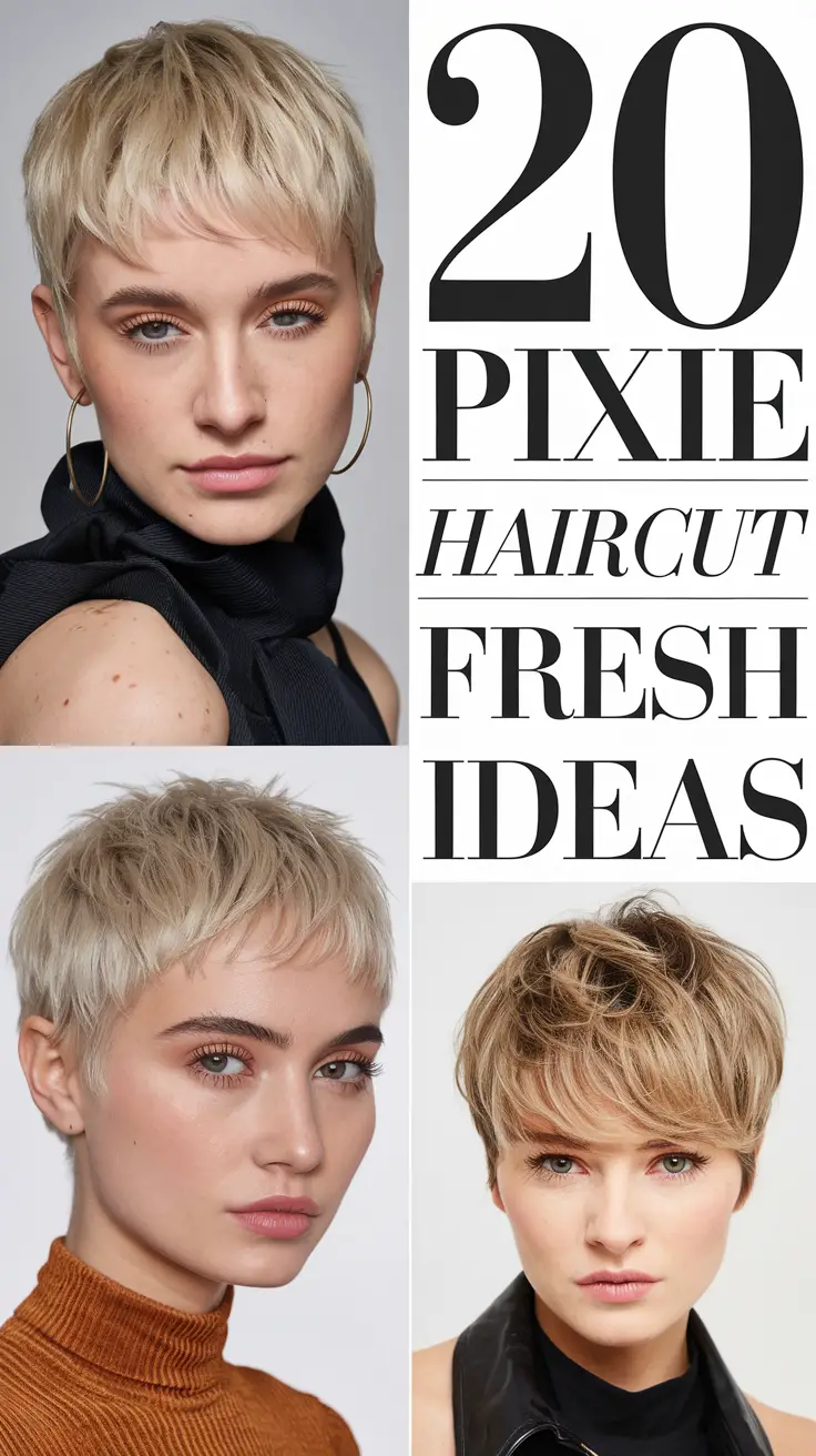 Pixie Haircut Fresh Ideas 2025: 20 Cute and Flattering Styles for Women