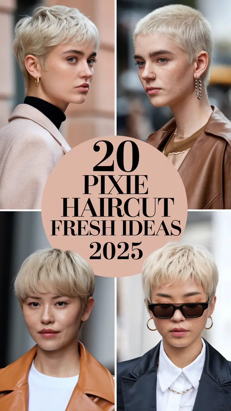 Pixie Haircut Fresh Ideas 2025: 20 Cute and Flattering Styles for Women