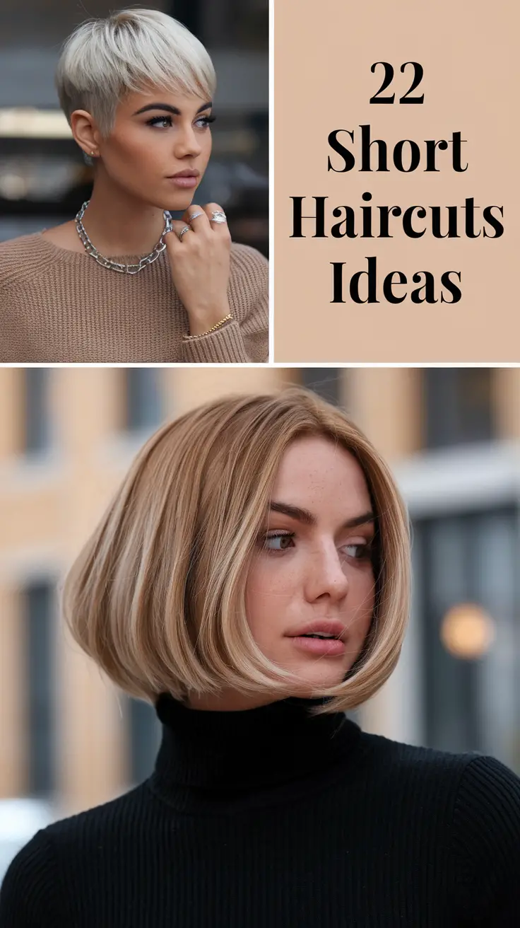 22 Short Haircuts Ideas 2025 for Women: Bangs, Wavy, Straight, and ...