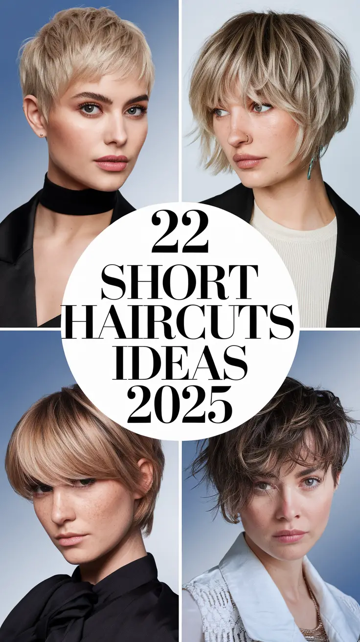22 Short Haircuts Ideas 2025 for Women: Bangs, Wavy, Straight, and ...