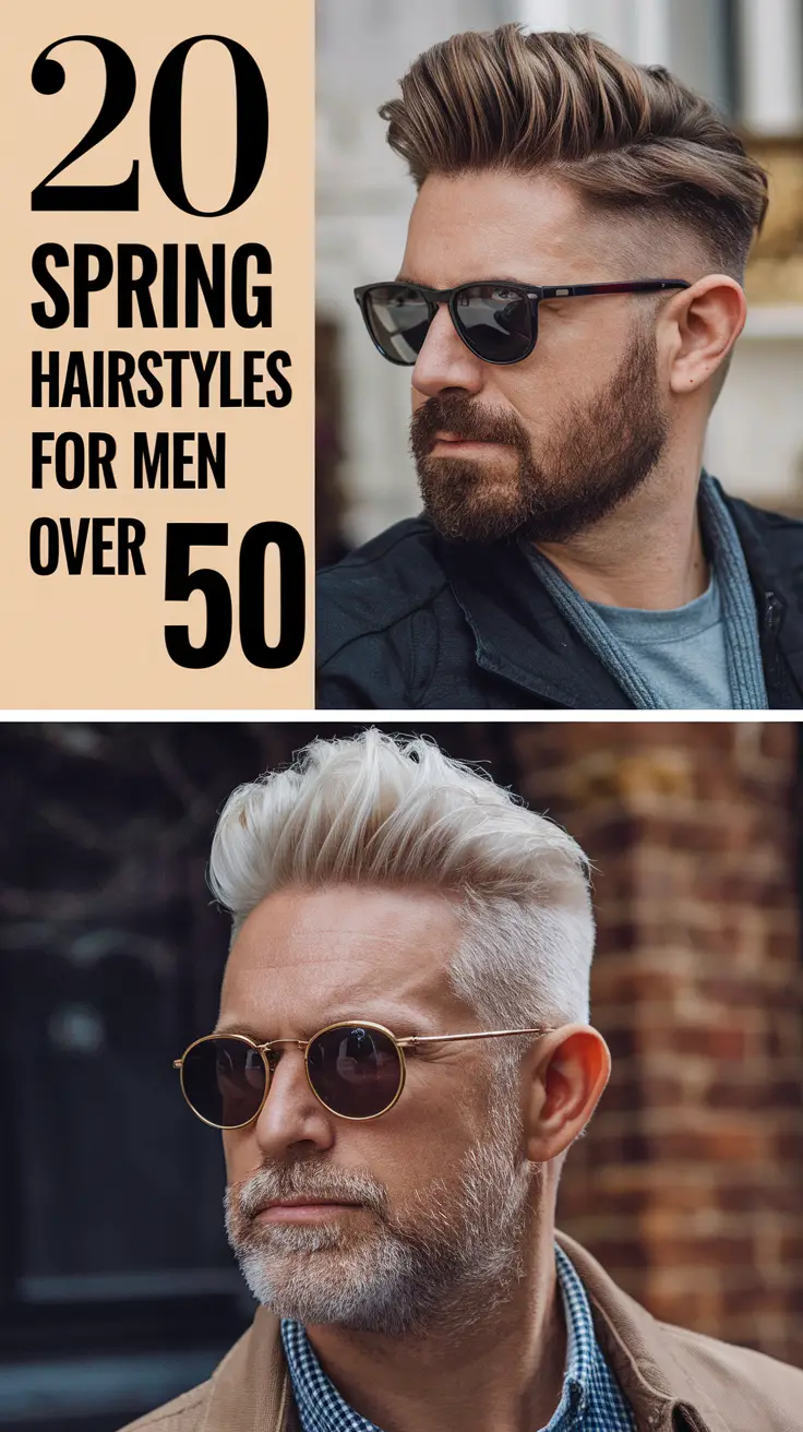 Best Spring Hairstyles for Men Over 50: 20 Trendy Ideas for Grey and ...