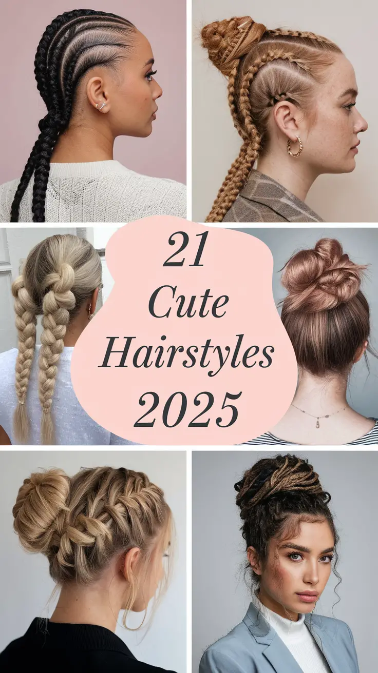 Cute Hairstyles 2025: 20 Trendy Ideas for All Hair Types - Short, Long ...