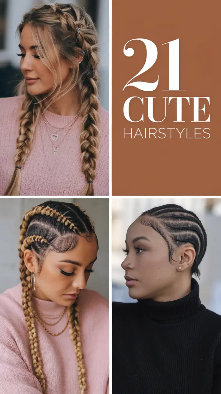 Cute Hairstyles 2025: 20 Trendy Ideas for All Hair Types - Short, Long ...