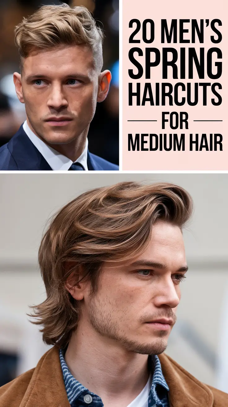 20 Men’s Spring Haircuts for Medium Hair 2025: Best Styles for Every ...