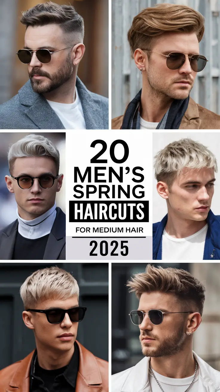 20 Men’s Spring Haircuts for Medium Hair 2025: Best Styles for Every ...