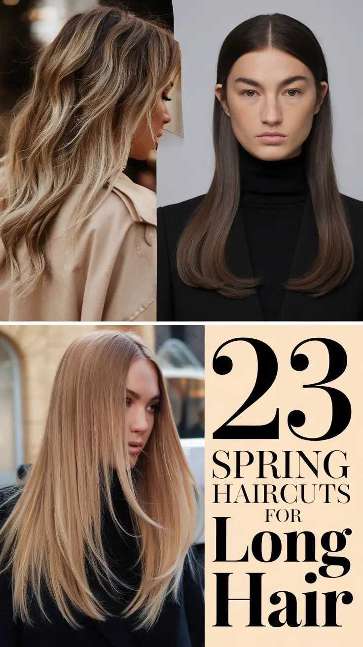 Spring Haircuts for Long Hair 2025: 23 Trendy Ideas with Layers, Bangs ...