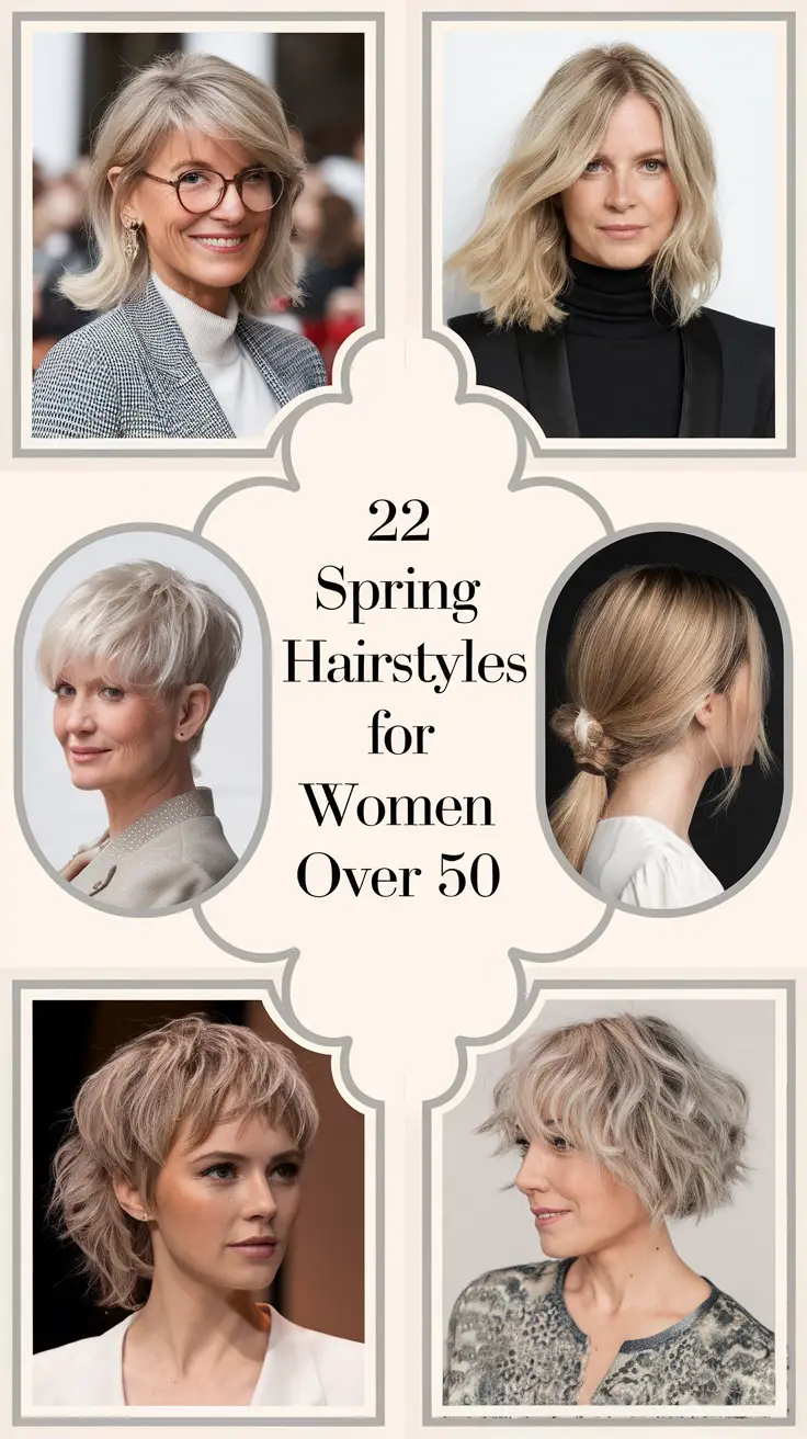 22 Spring Hairstyles for Women Over 50 - Best Hair Ideas for 2025