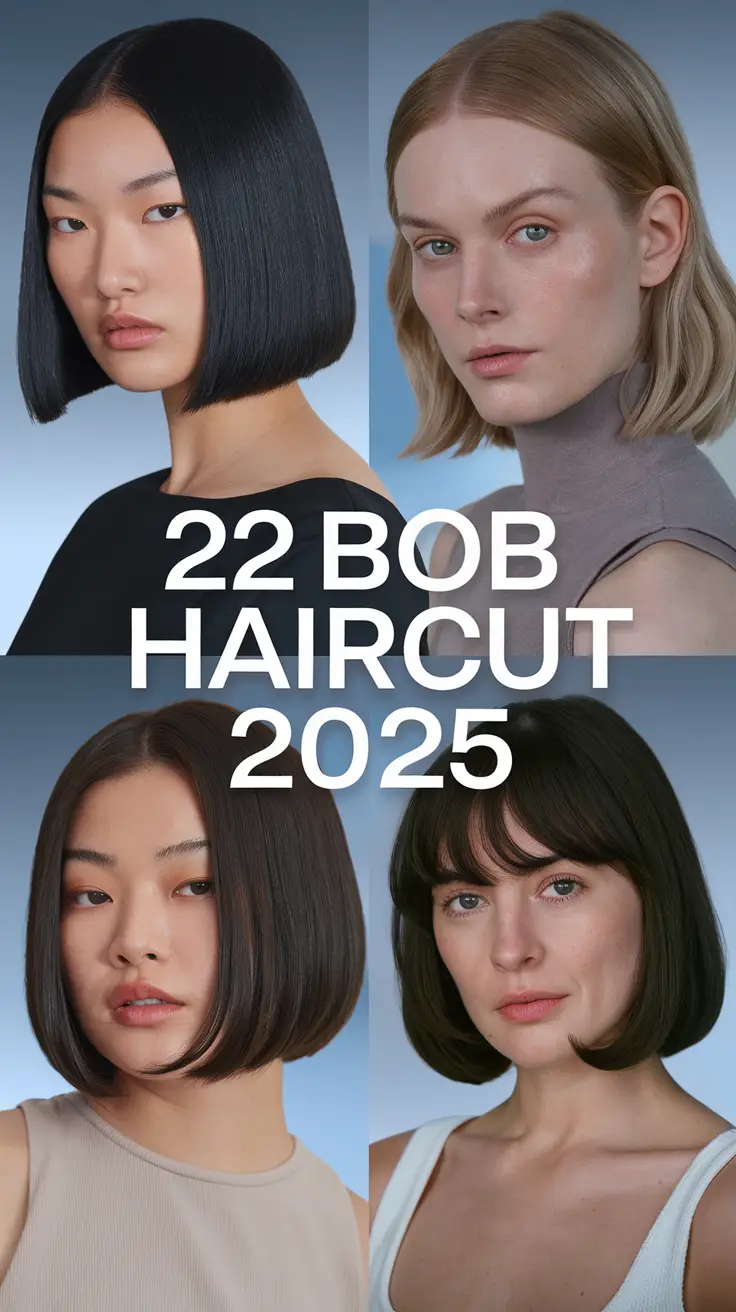 22 Trendy Bob Haircut Ideas for 2025 – Short, Medium, Long, and Curly ...