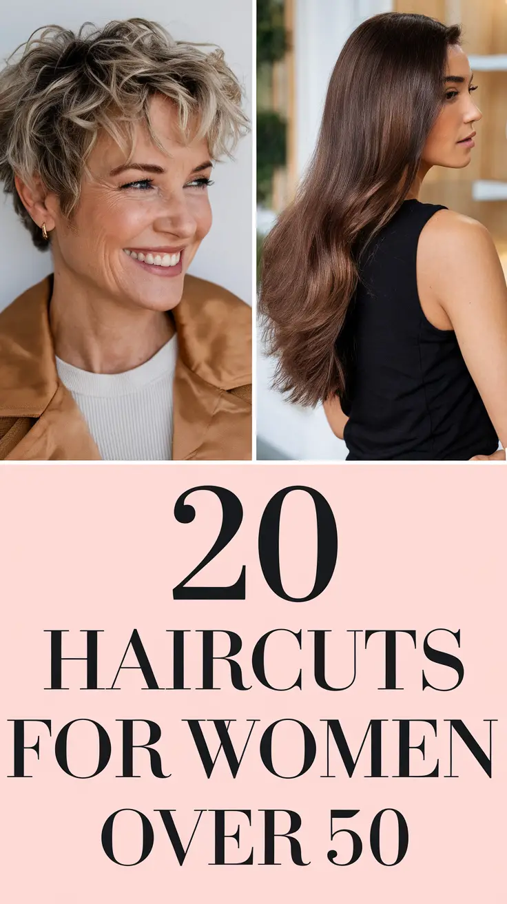 Best Haircuts for Women Over 50 - 2025: Classy Styles from Short Bob to ...