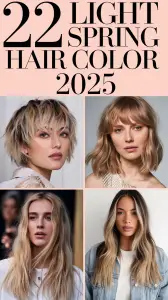 22 Best Light Spring Hair Color 2025 Ideas – Blonde, Brunette ...
