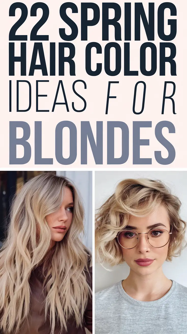 Spring Hair Color Ideas for Blondes 2025: 22 Stunning Styles from Short ...