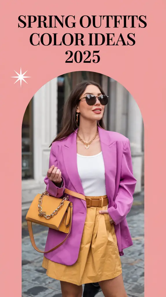 Spring Outfits Color Ideas 2025: 20 Vibrant and Pastel Combinations for ...