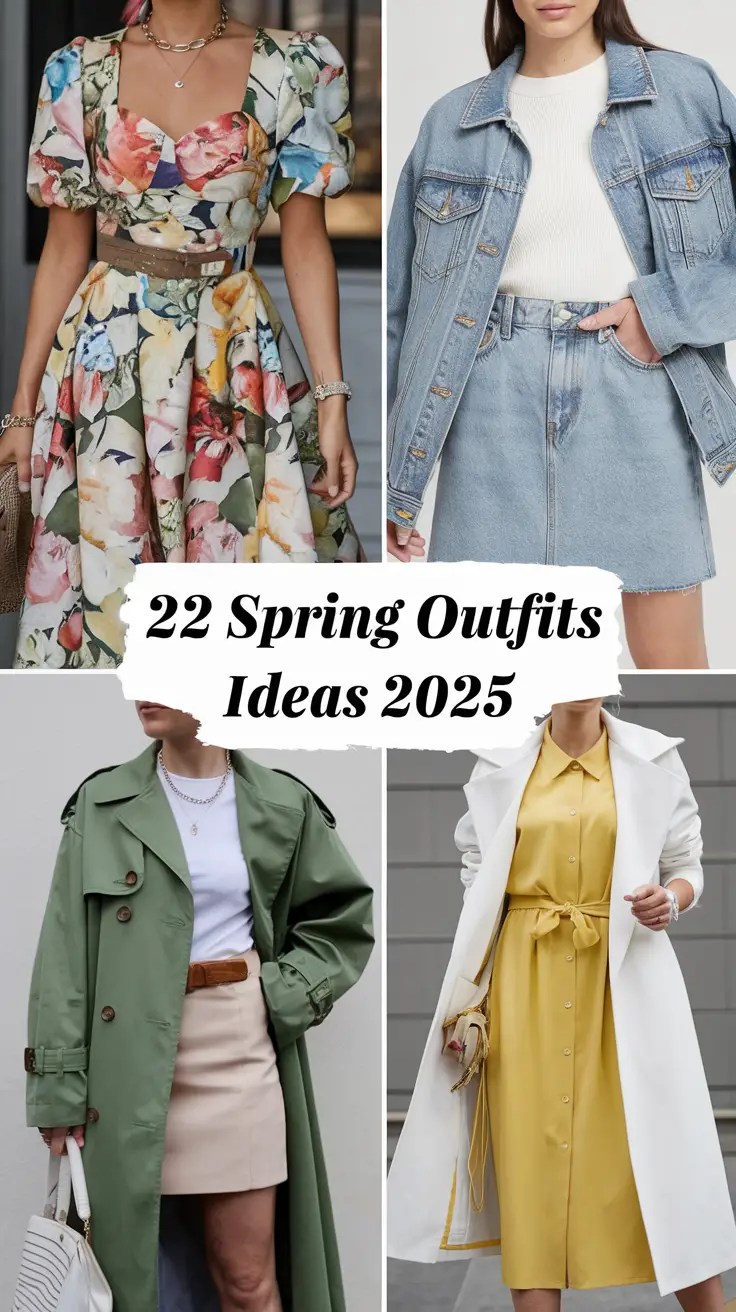22 Trendy Spring Outfits Ideas 2025 for Women – Casual, Aesthetic, and ...