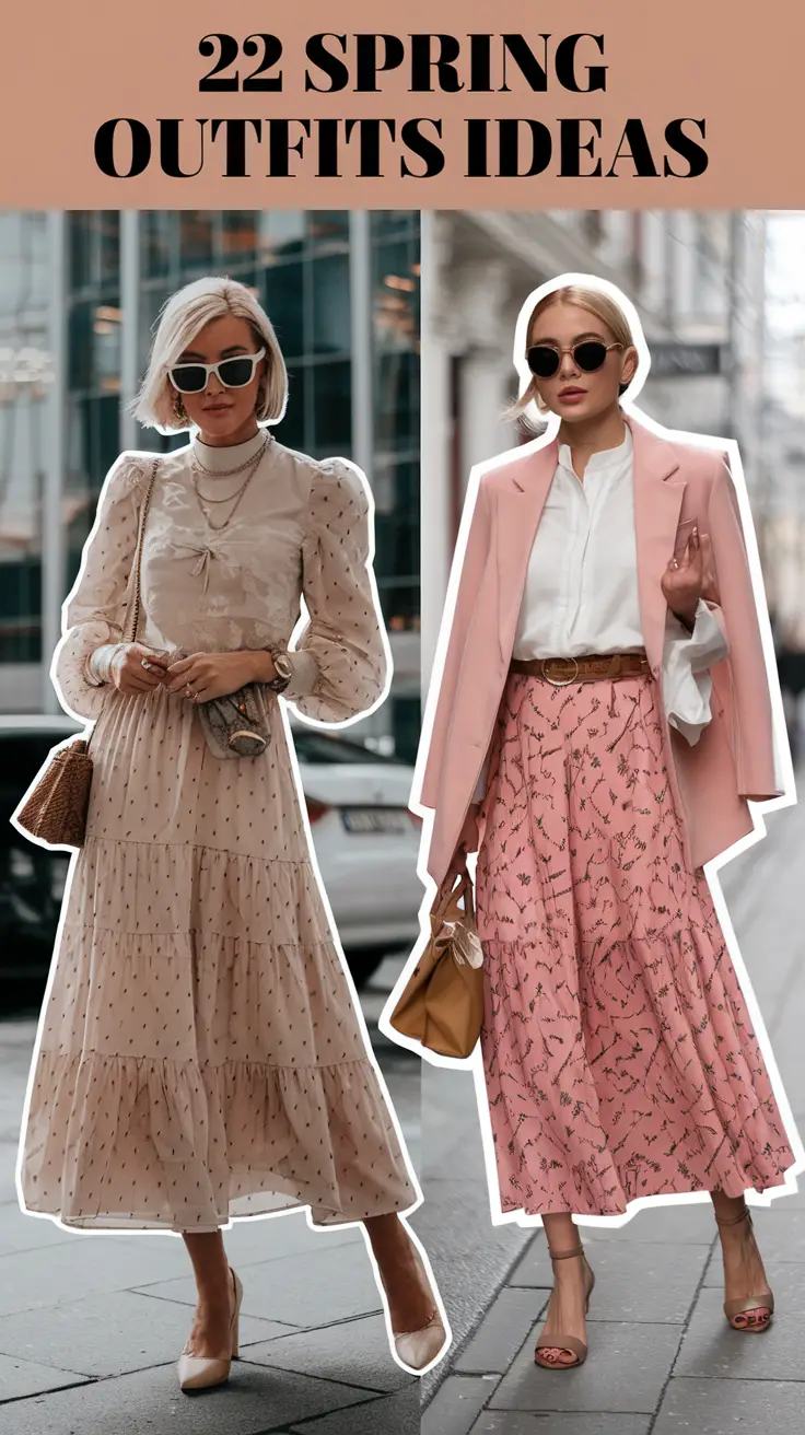22 Trendy Spring Outfits Ideas 2025 for Women – Casual, Aesthetic, and ...