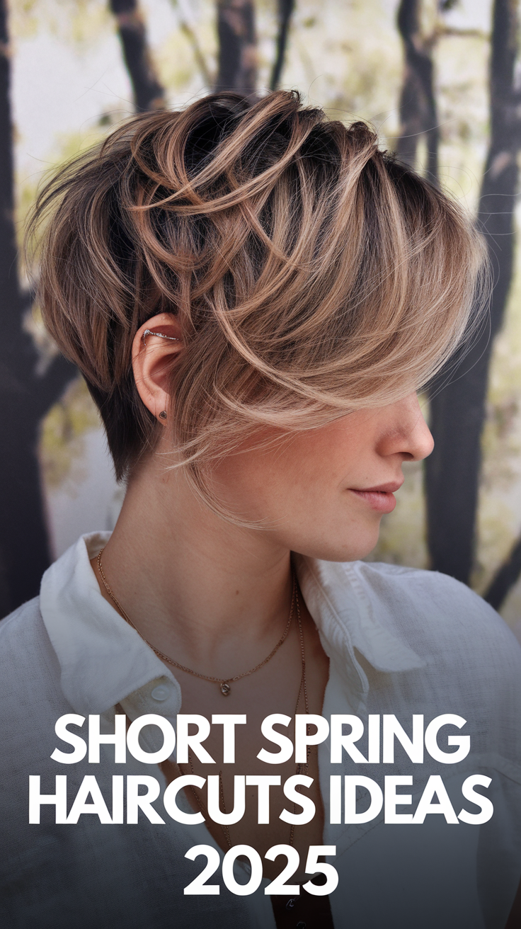 22 Short Spring Haircuts Ideas 2025 for Women – Layers, Bangs & More