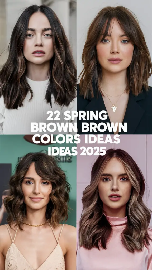 Spring Brown Hair Colors Ideas 2025 – 22 Stunning Shades from Caramel ...