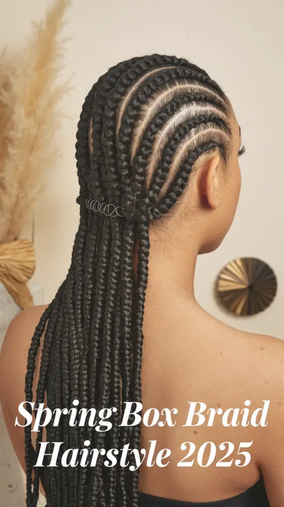 20 Stunning Spring Box Braid Hairstyle 2025 Ideas – Boho Goddess ...