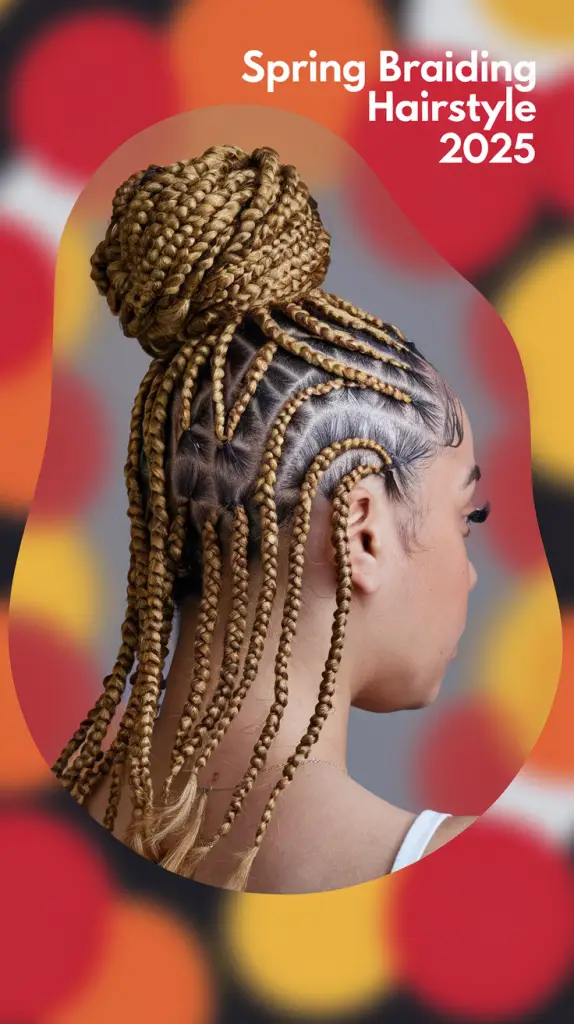 Spring Braiding Hairstyle 2025 – 20 Cute & Easy Ideas | Twist, Box, Knotless, Fulani & More