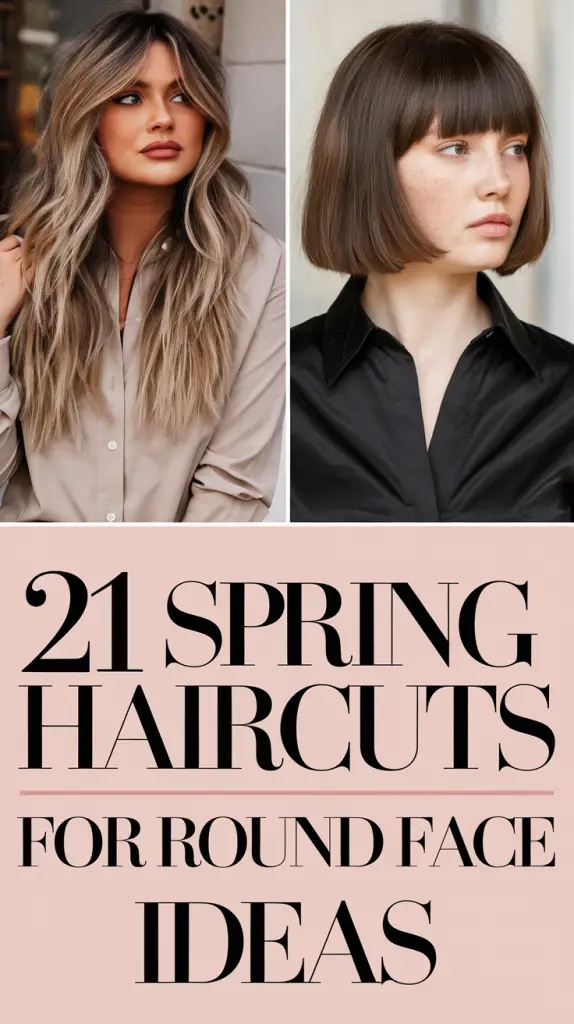 Best Spring Haircuts for Round Face Ideas 2025 – Short, Medium & Long ...